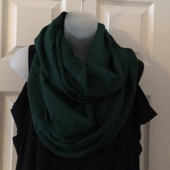 Accessories | Hunter Green Infinity Scarf | Poshmark